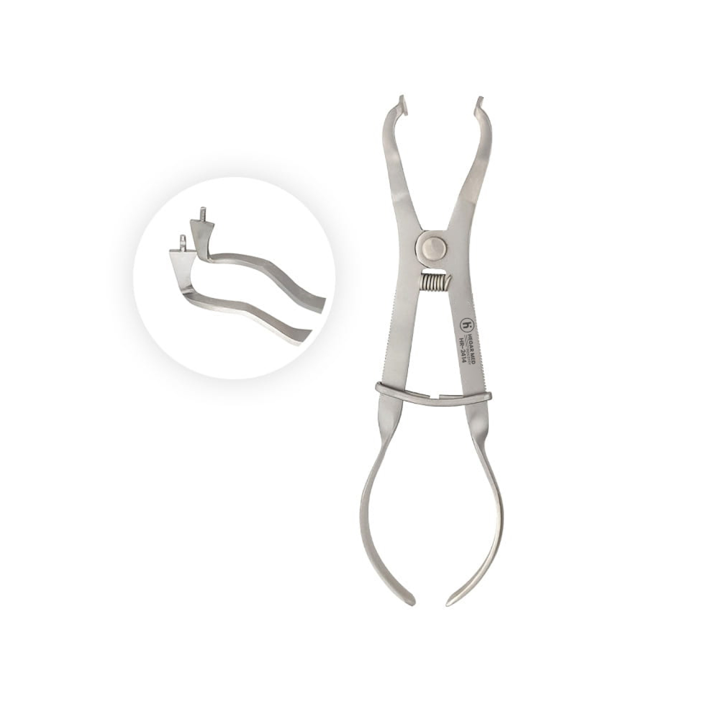 Ivory Rubber Dam Forceps – 17 cm Stainless Steel Dental Instrument ...